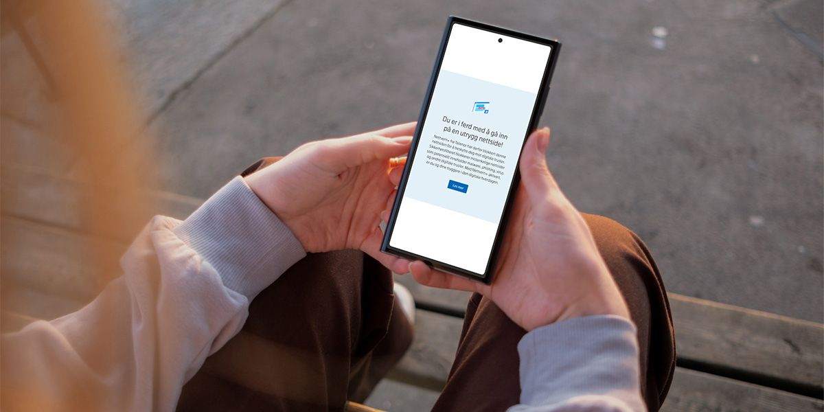 Mobilabonnement med inkluderte sikkerhetstjenester - Telenor