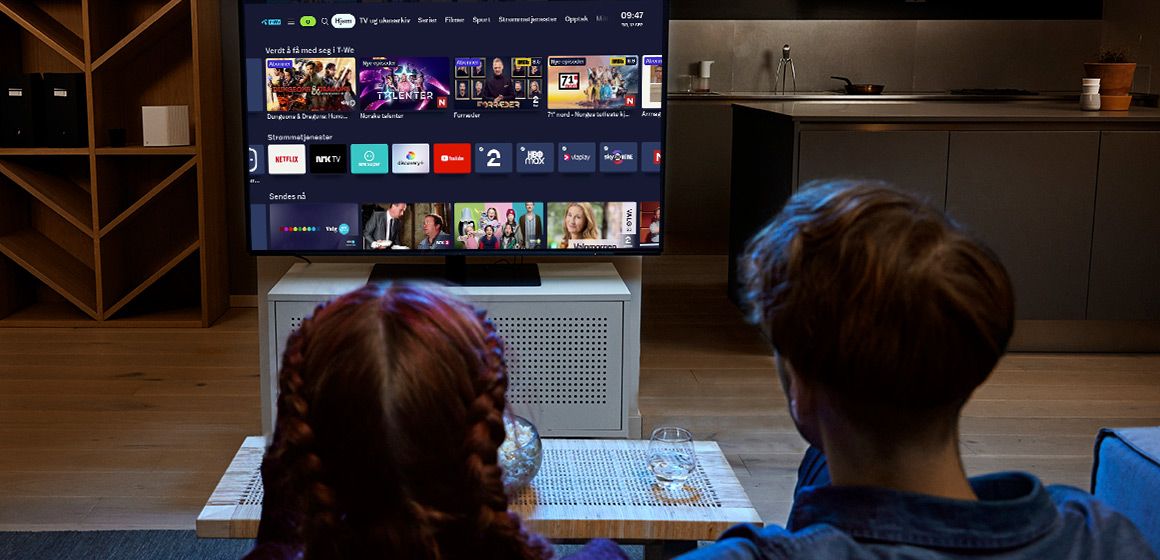 Husk å aktivere TV 2 Play i T-We