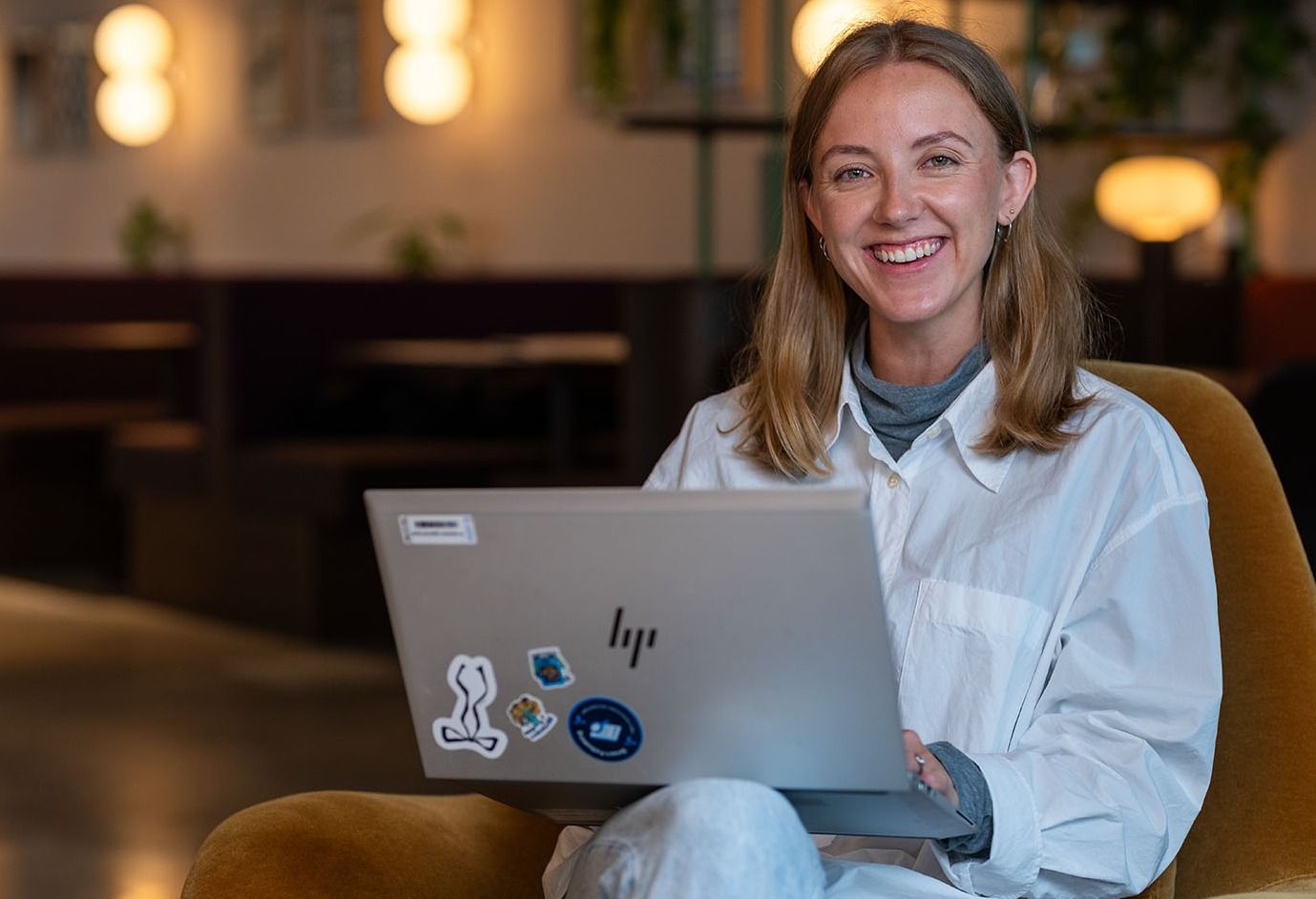 Silje digger å jobbe i verdistrømmer